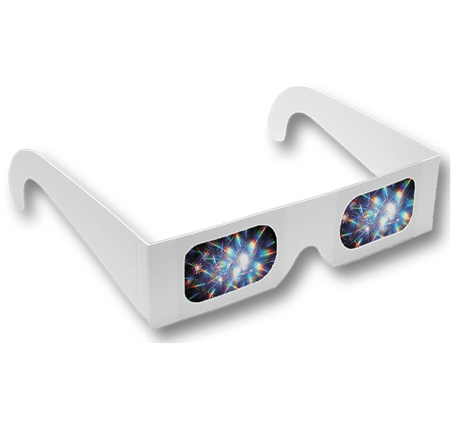 Holographic Diffraction Grating Glasses | Rainbow Symphony