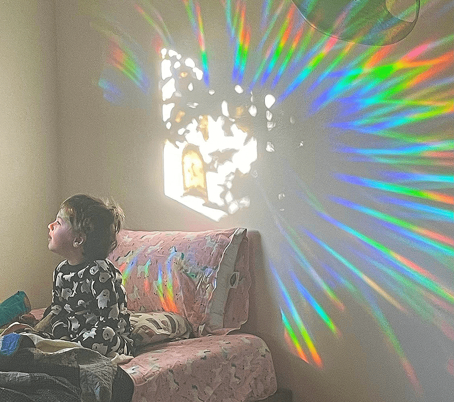 Rainbow Window Stickers | 16 Decals | Rainbow Symphony