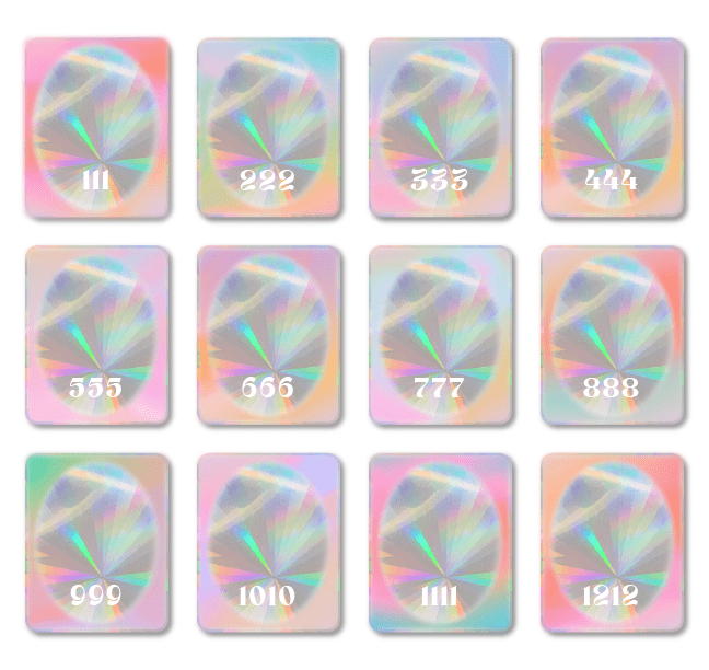 Angel Decal | Angel Number Stickers | Shop Rainbow Symphony