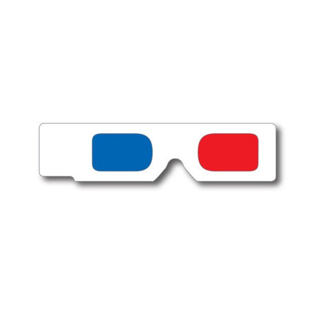 3d Images With Glasses Blue Red