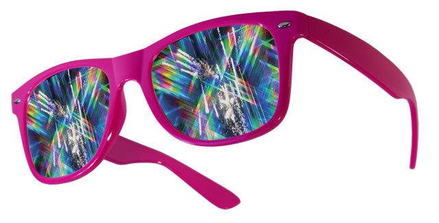 Rainbow Diffraction Plastic Rave Glasses | Rainbow Symphony