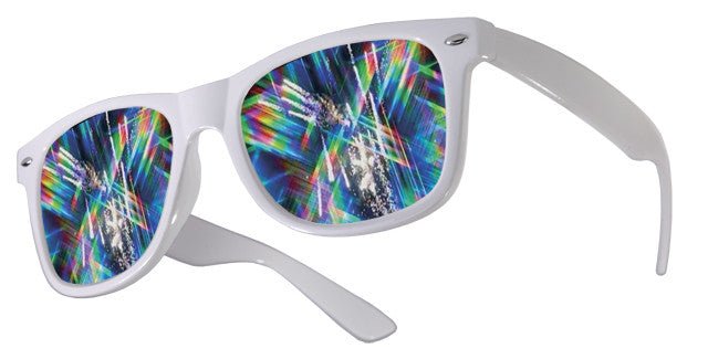 Rainbow Diffraction Plastic Rave Glasses | Rainbow Symphony