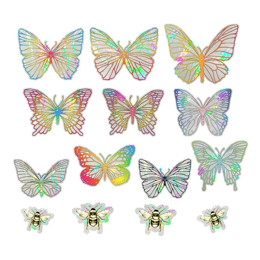 Rainbow Butterfly Window Decals | Explore Rainbow Symphony